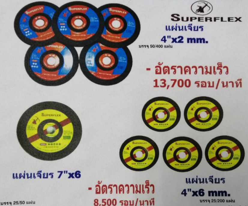 แผ่นเจียร SUPERFLEX - Ksys