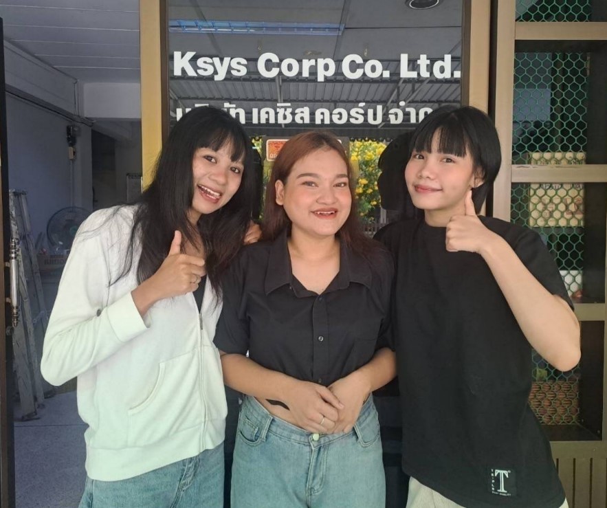 นักศึกษาฝึกงาน จากมหาลัยเทคโนโลยีราชมงคลกรุงเทพ คณะบริหารธุรกิจ ฝึกงานกับ Ksys - Ksys